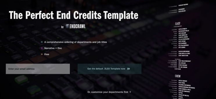 Movie Credits Template