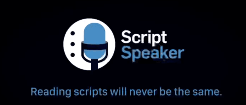The Script Speaker App Allows You to Listen to Your Scripts | No Film ...
