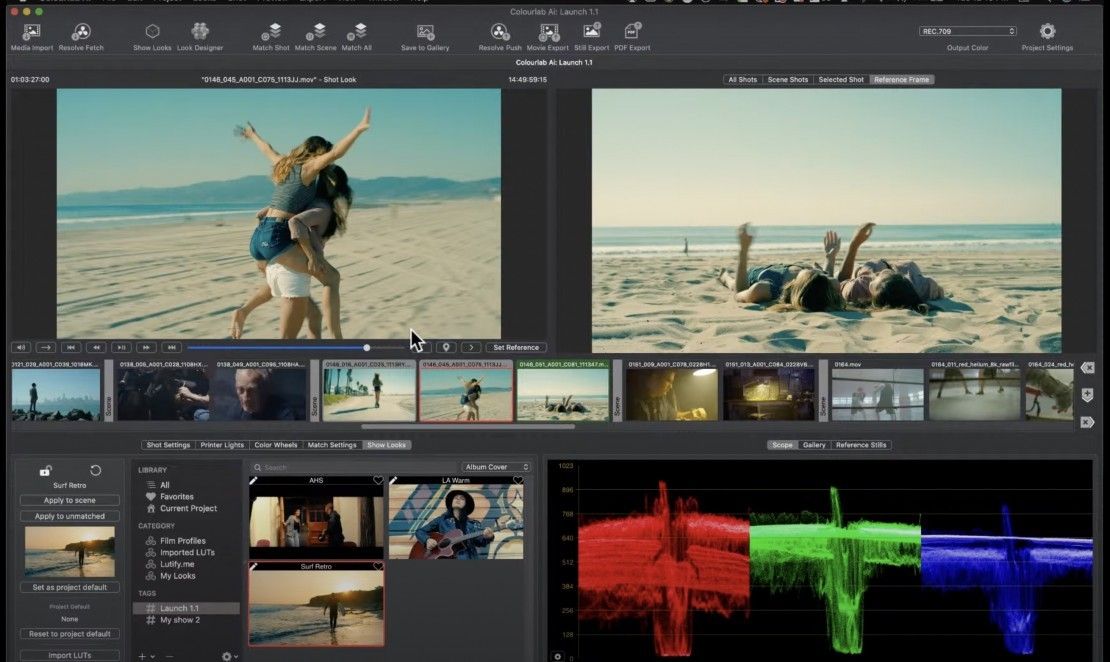 Machine Learning Colorist Colourlab Ai Makes Matching Funky Shots Easier